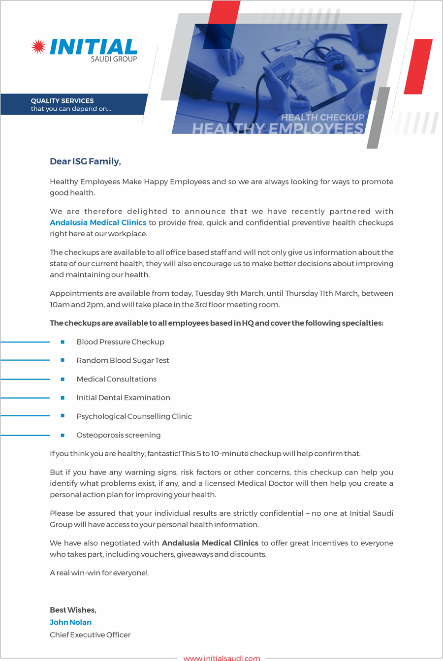 ISG | Announcement